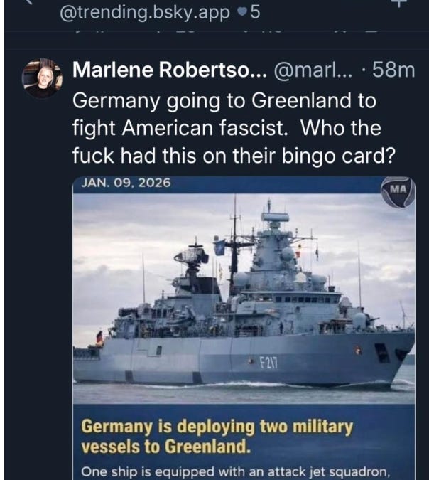 Comments - Germany Sends Ships to Greenland