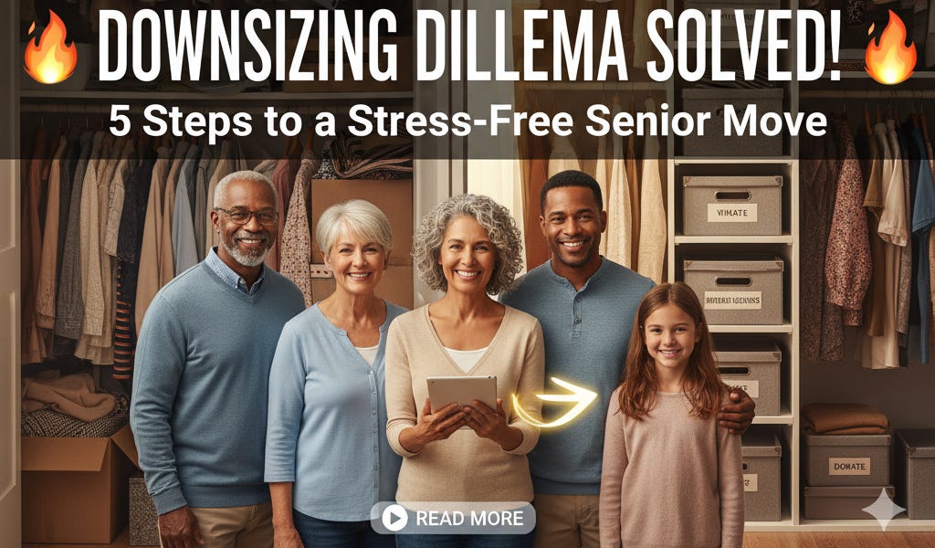 A Downsizing Dilemma? 🏠 The 5-Step Guide to Help in Preparing Your Parents' Home for Sale