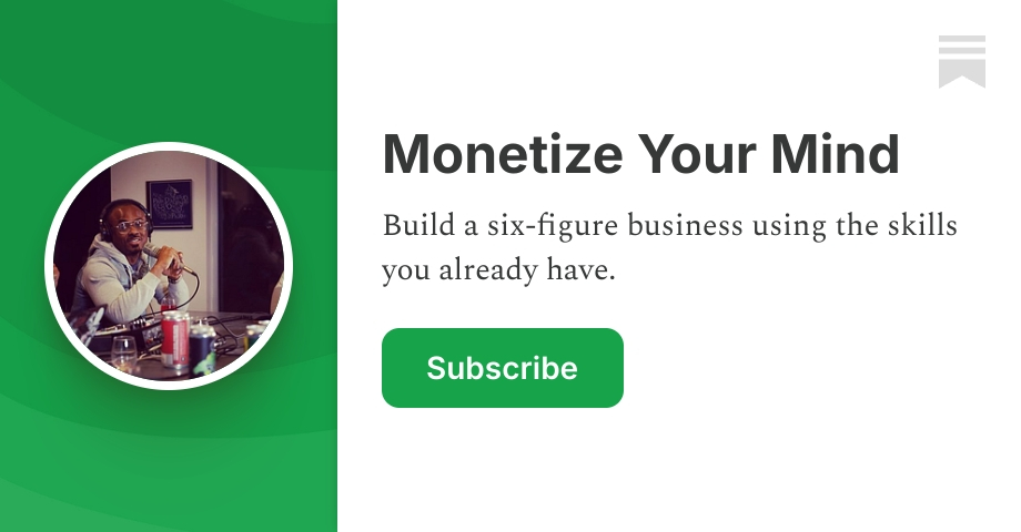 Monetize Your Mind | Ayodeji | Substack