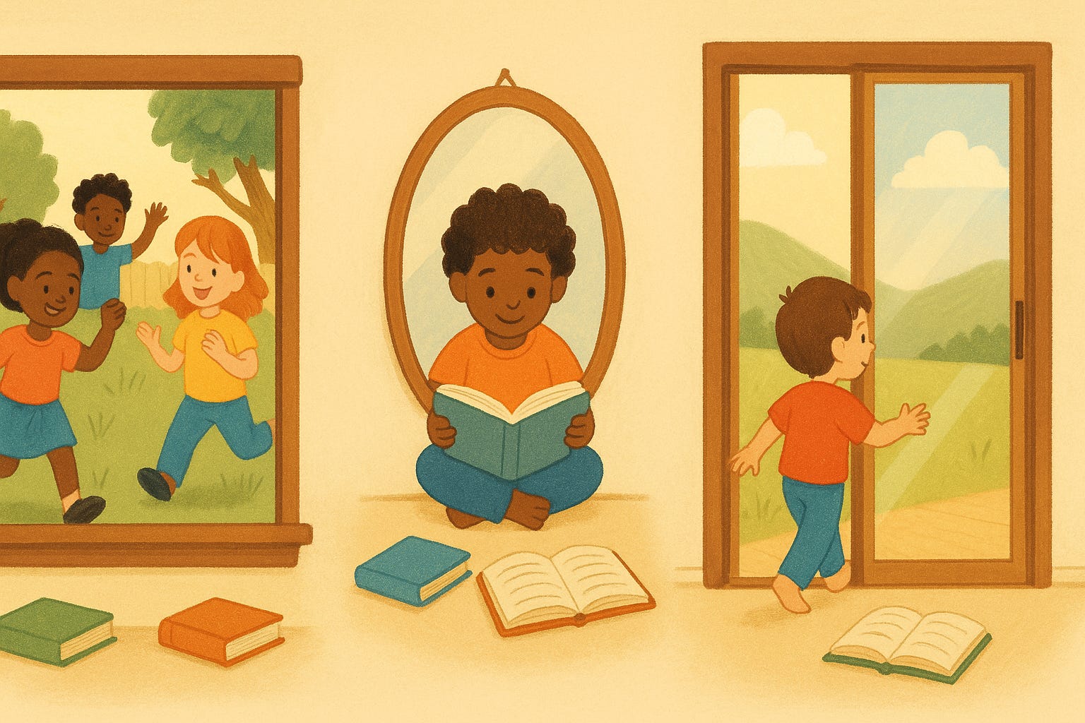 When Books Become Windows, Mirrors, and Sliding Doors