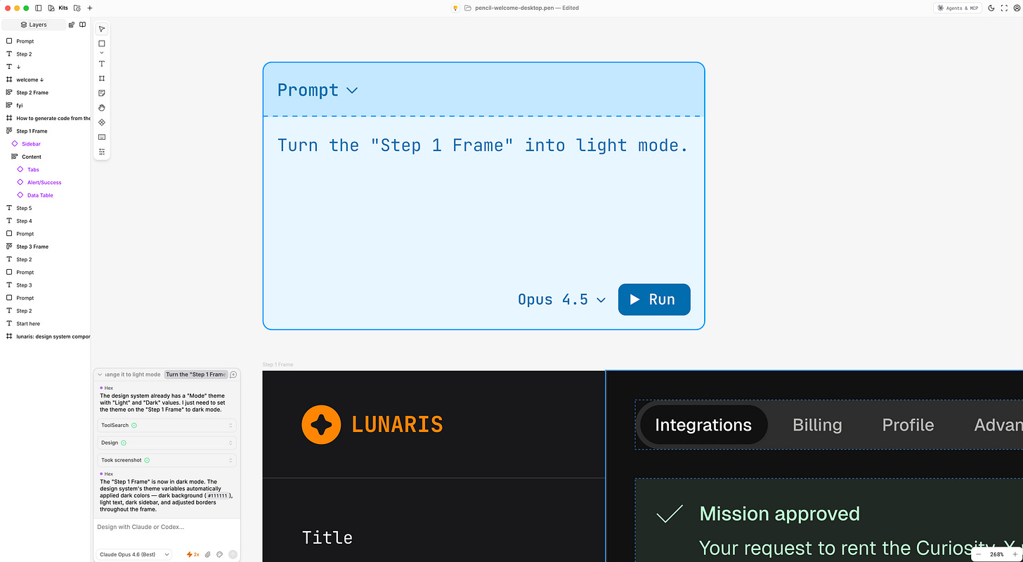 Exploring Pencil.dev: Walkthrough and Impressions