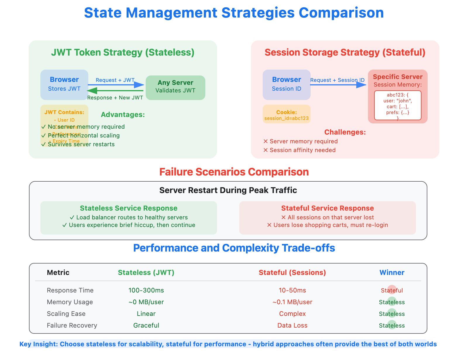 Stateless vs. Stateful Services: Scaling Considerations