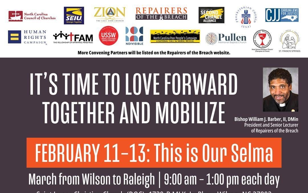 Love Forward Together Mass People’s Assembly & Moral March Mobilization