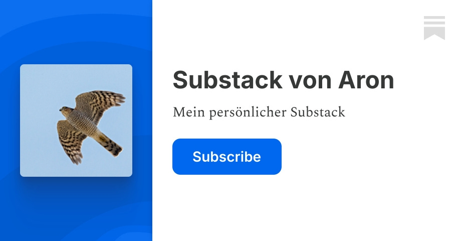 Substack von Aron | Aron Sperber | Substack