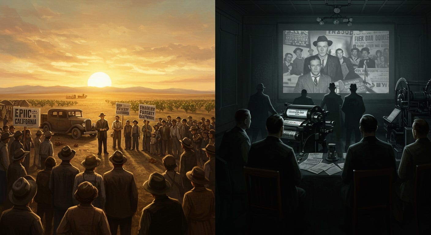 The Campaign of the Century and Its Echoes: Upton Sinclair's EPIC ...