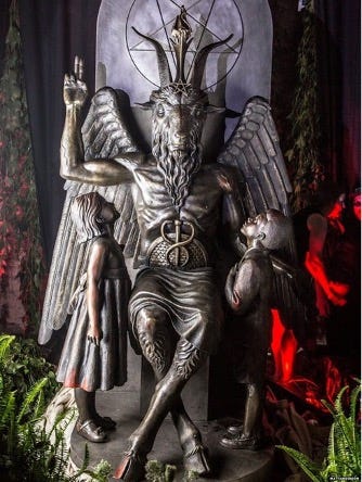 Why are goats associated with the devil and the occult?