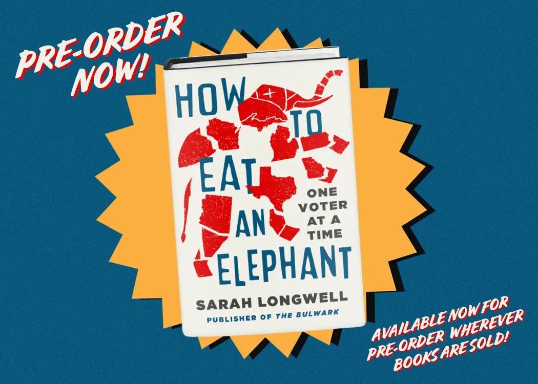 Bulwark Publisher Sarah Longwell Announces Her First Book: “How to Eat ...