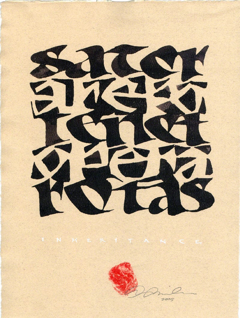 The Signature Graphic - by Ann B Miller - Getting Inky
