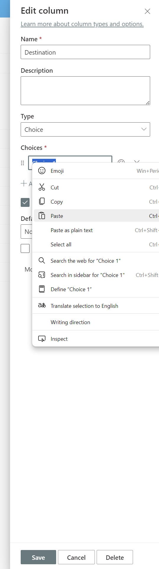 Transformer un fichier Excel en liste SharePoint