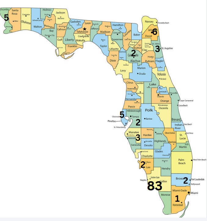 Florida measles cases top 100 in 2026 - by Robert Herriman