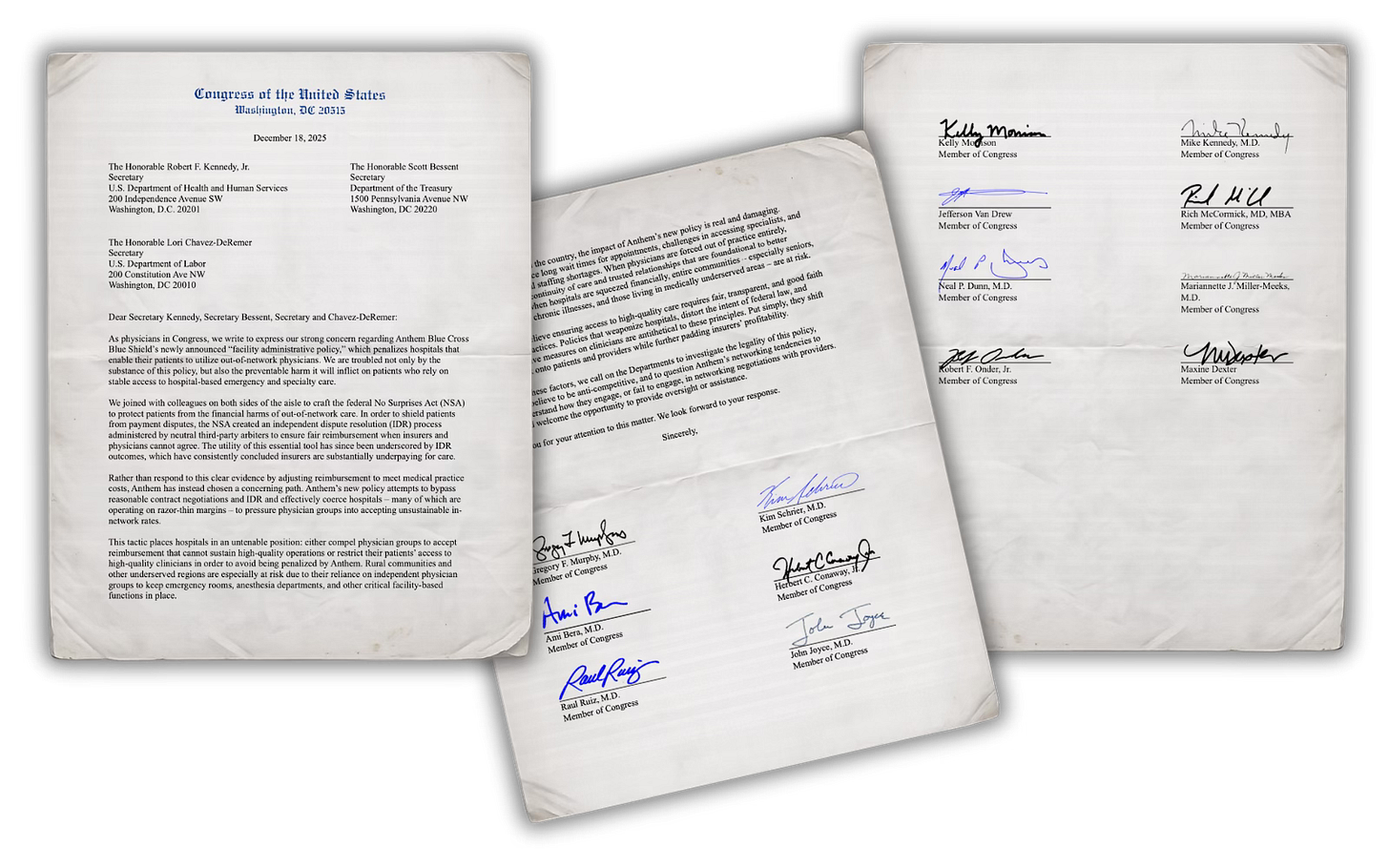 blue letter hospital