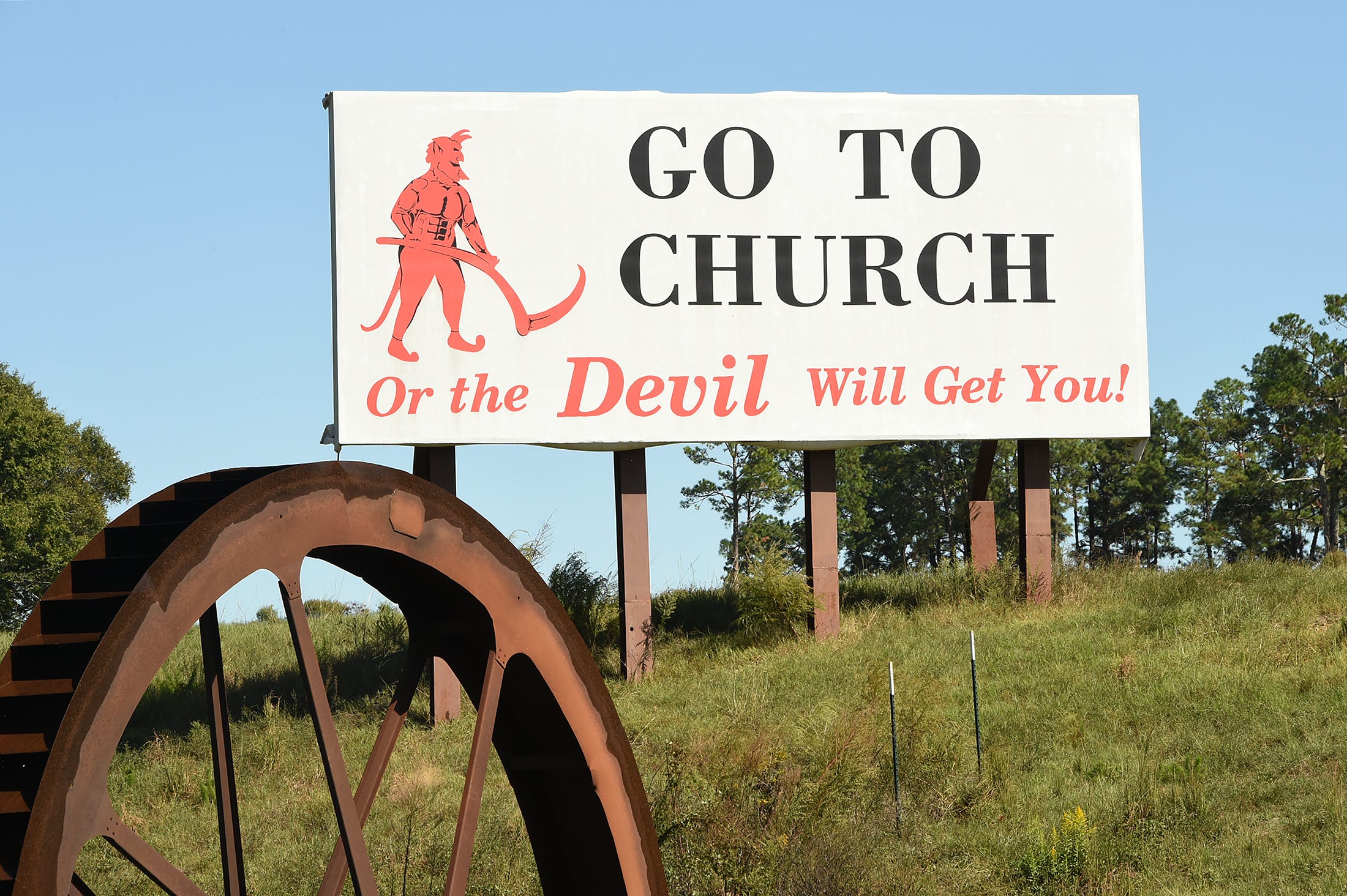 Go To Church Or The Devil Will Get You - by Knox McCoy