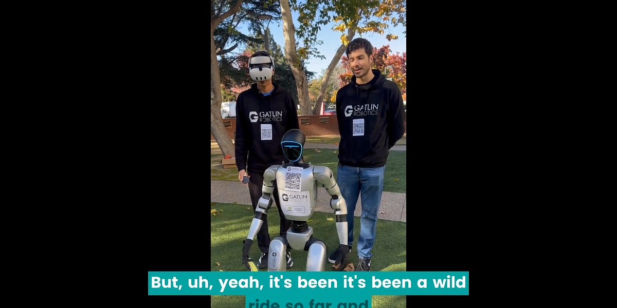 A Humanoid With a Sponge and a Sunlit Pause