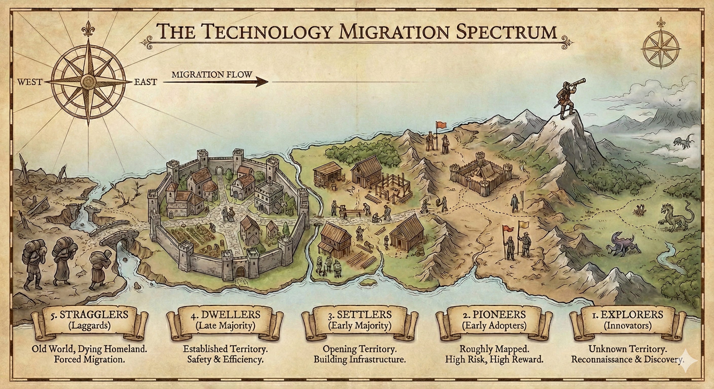 Technology Adoption Strategy: 5 Migration Types to Choose From