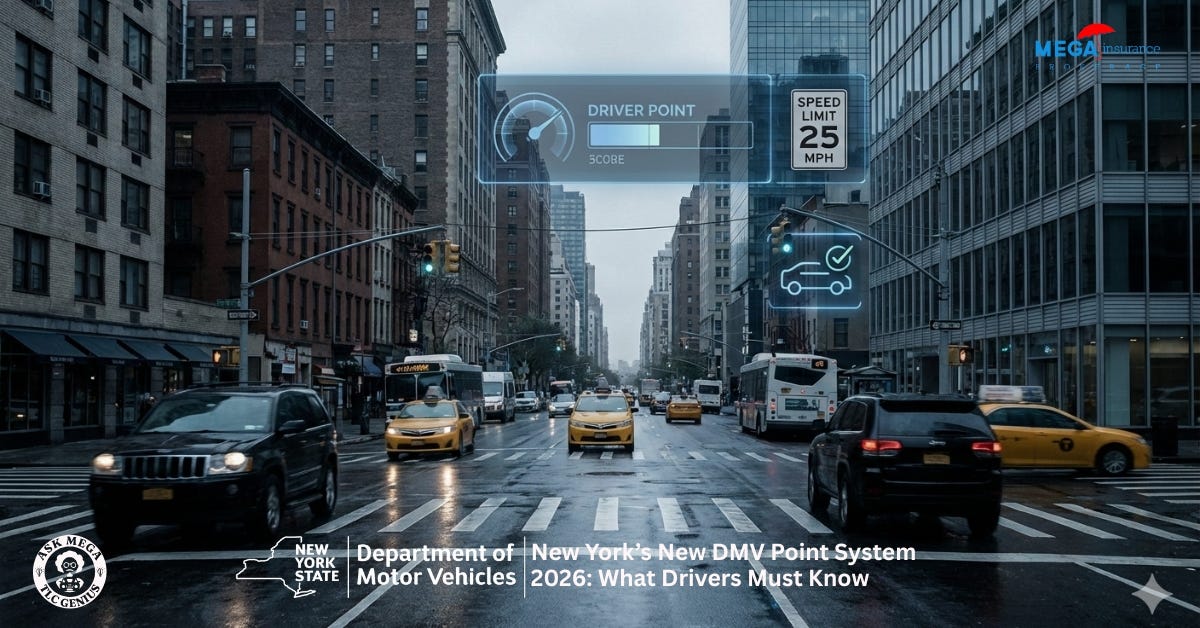 New York’s New DMV Point System 2026: What Drivers Must Know
