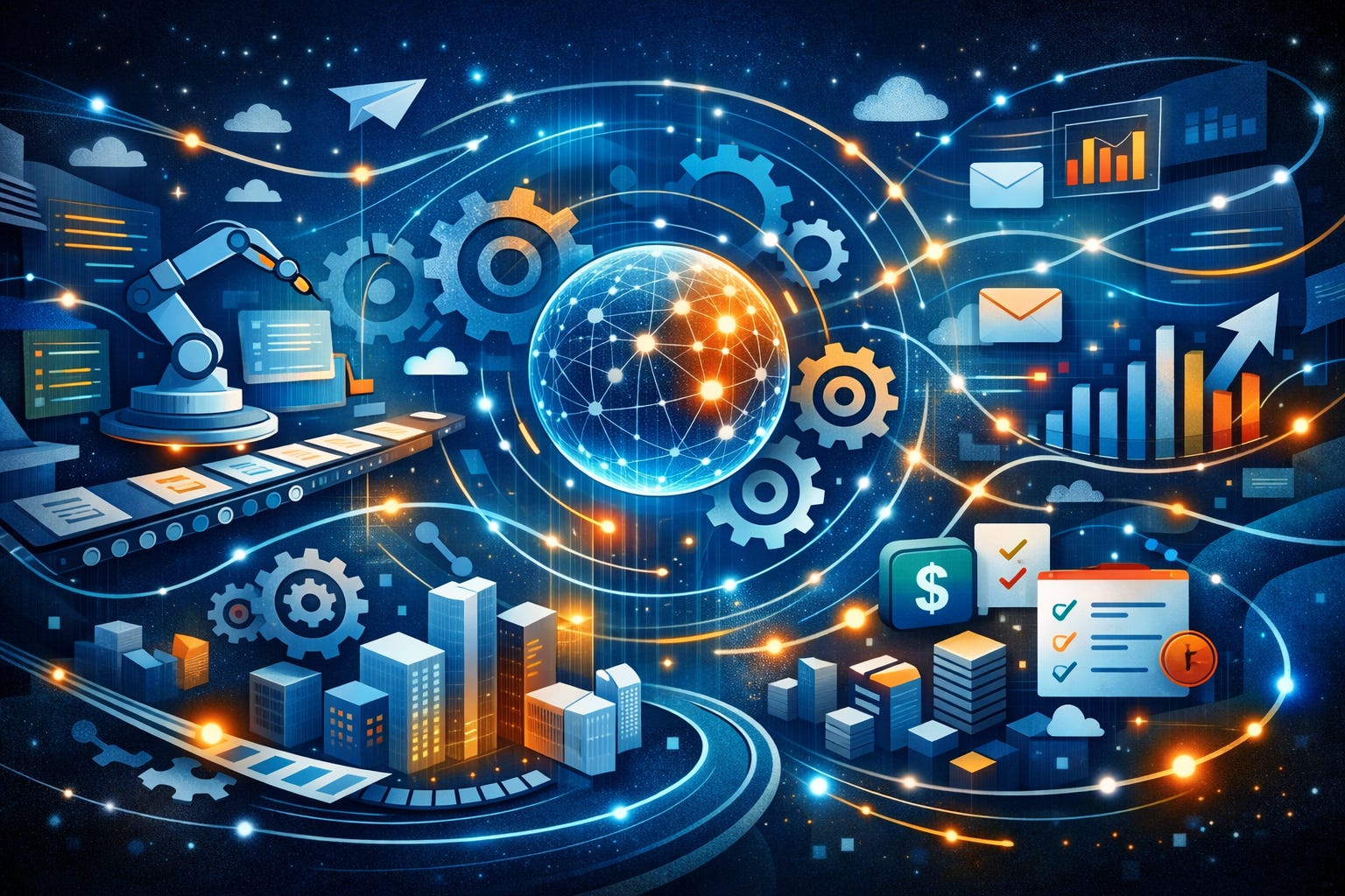 "Automate the entire company" - by Nikhil Basu Trivedi