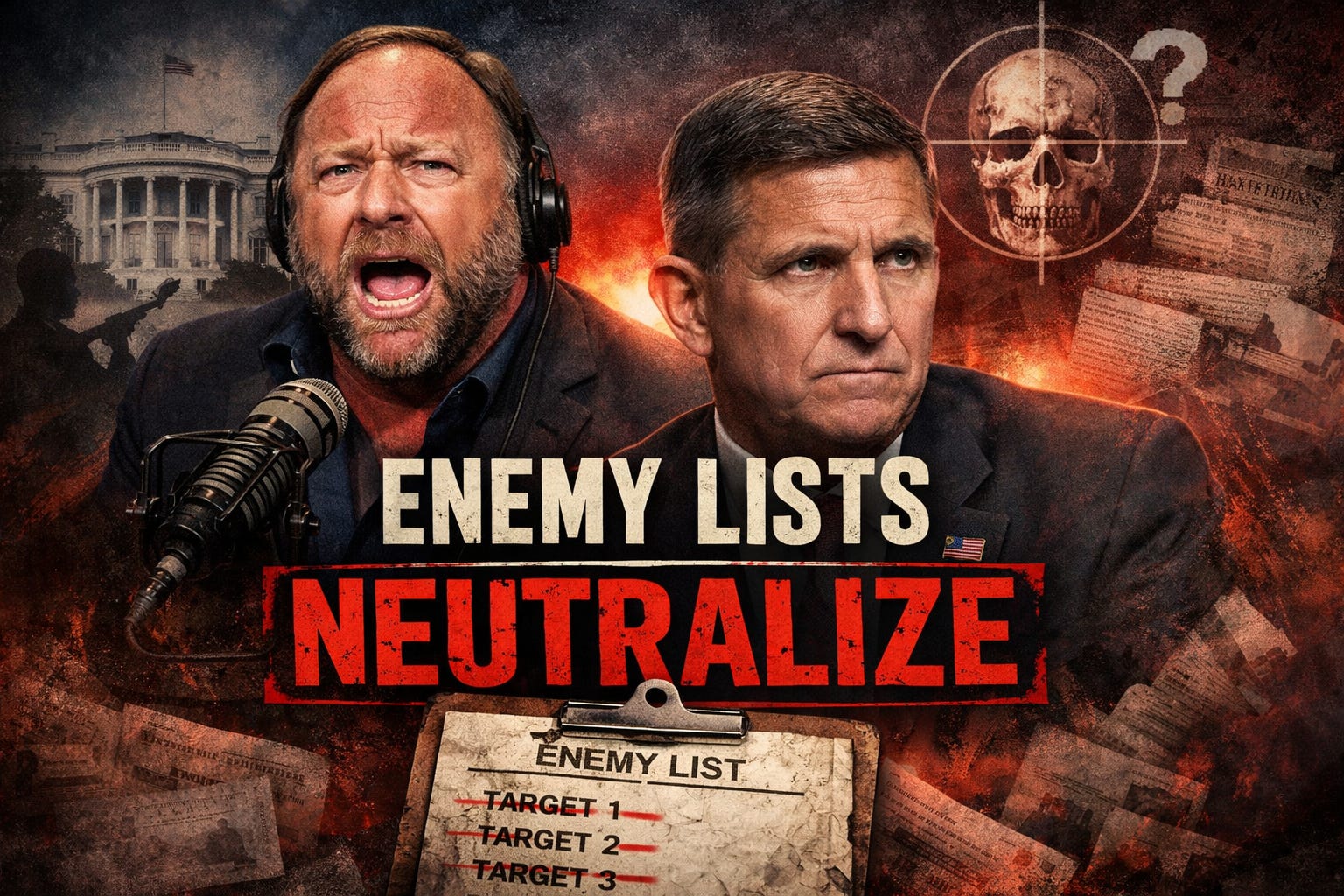 Enemy Lists + “Neutralize”: The Flynn–Jones Phone Call That Lit X on Fire