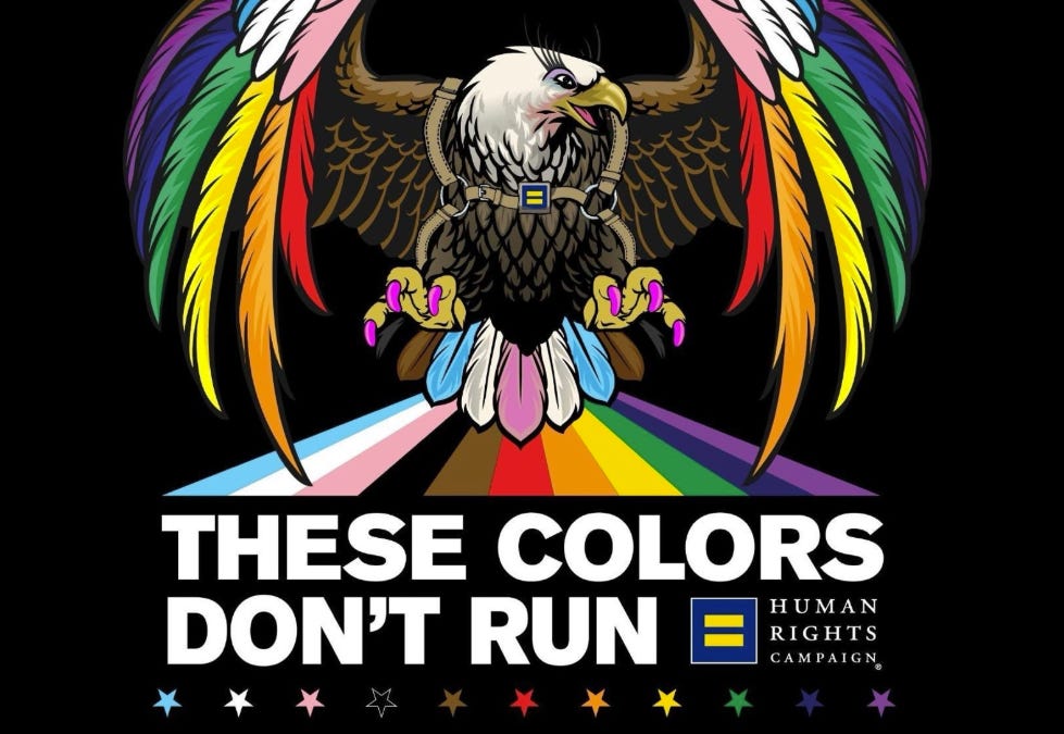 "These Colors Don't Run": HRC Launches Defiant Protest Campaign For Pride