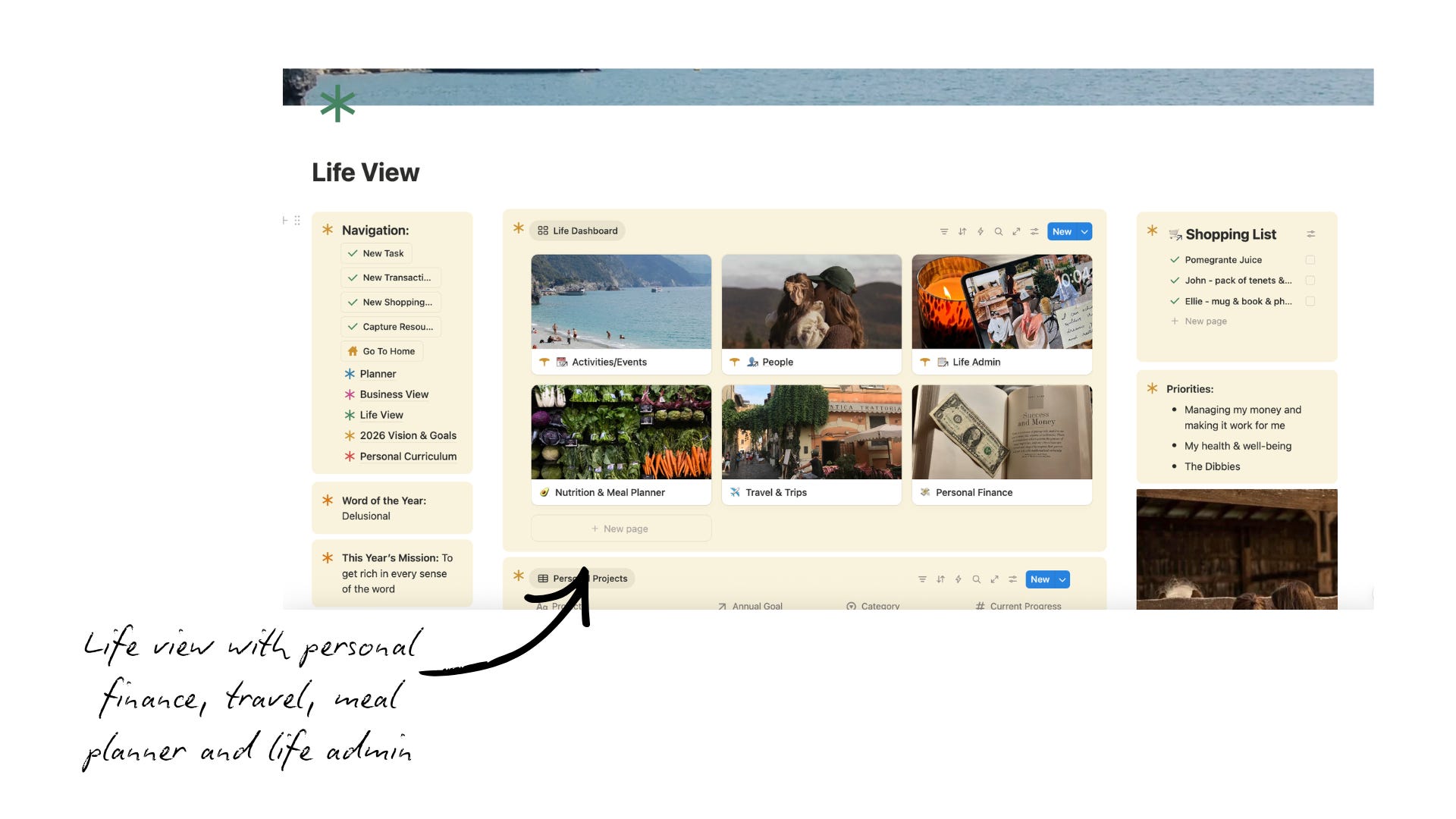 A beginner's guide to setting up your life in Notion