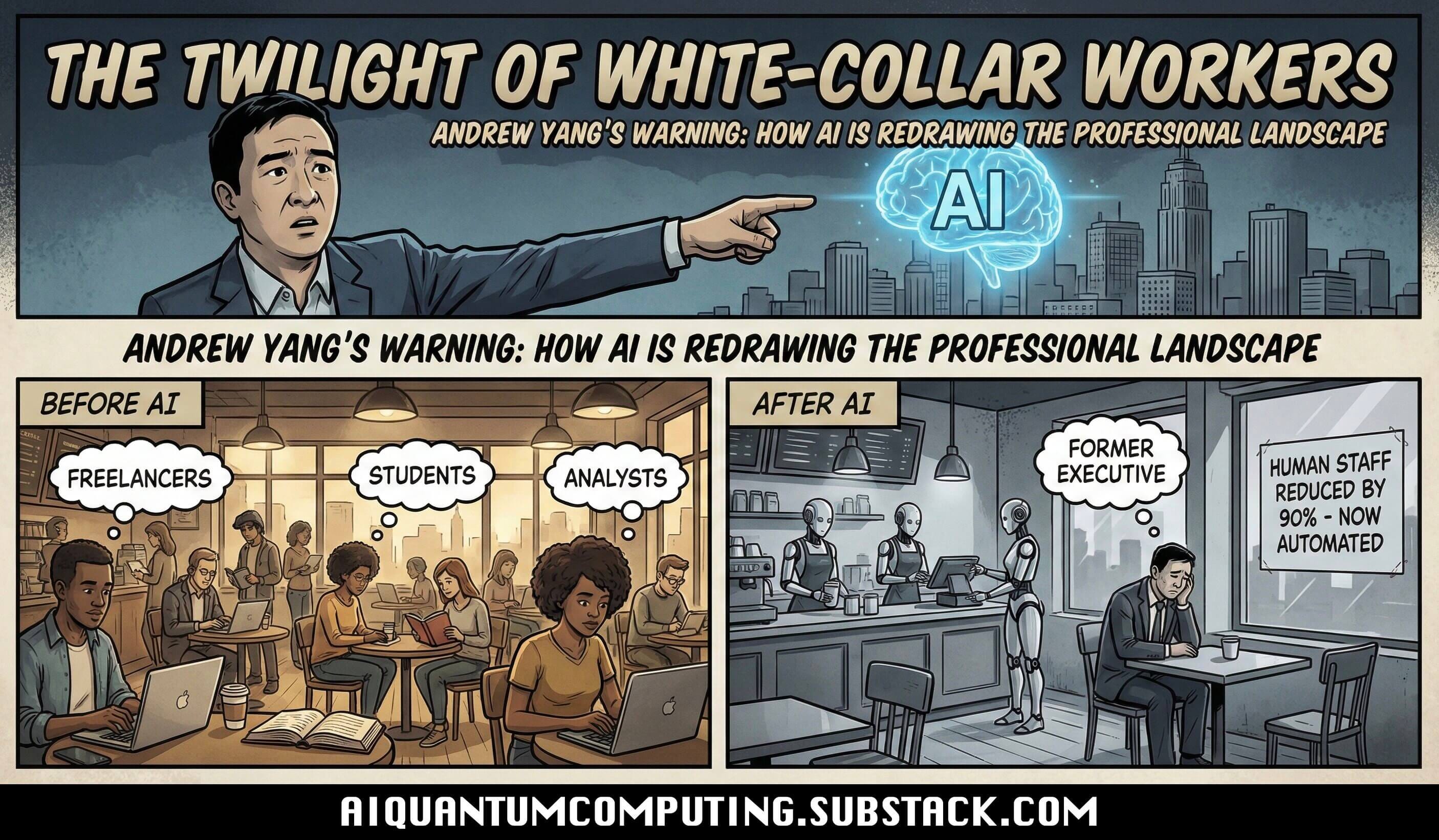 Andrew Yang's Warning: The Twilight of White-Collar Workers and How AI ...