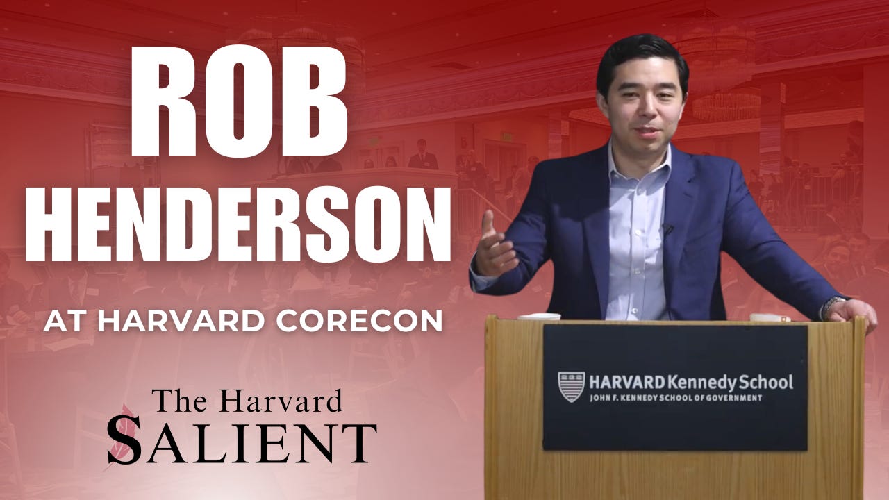 An Interview With Rob Henderson The Harvard Salient