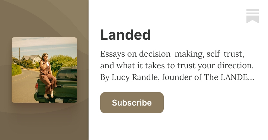 Landed | Lucy Randle | Substack