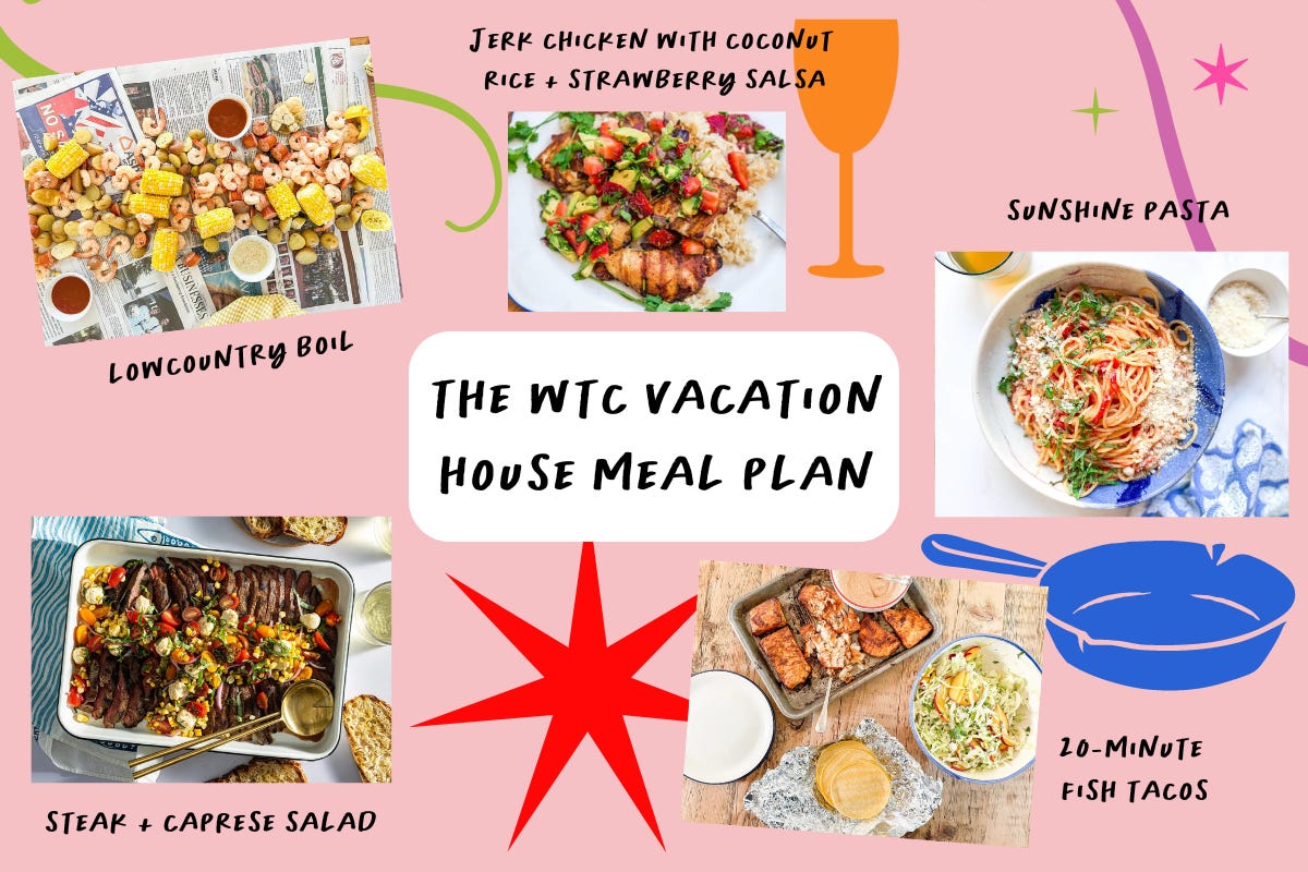 what to cook at a vacation house