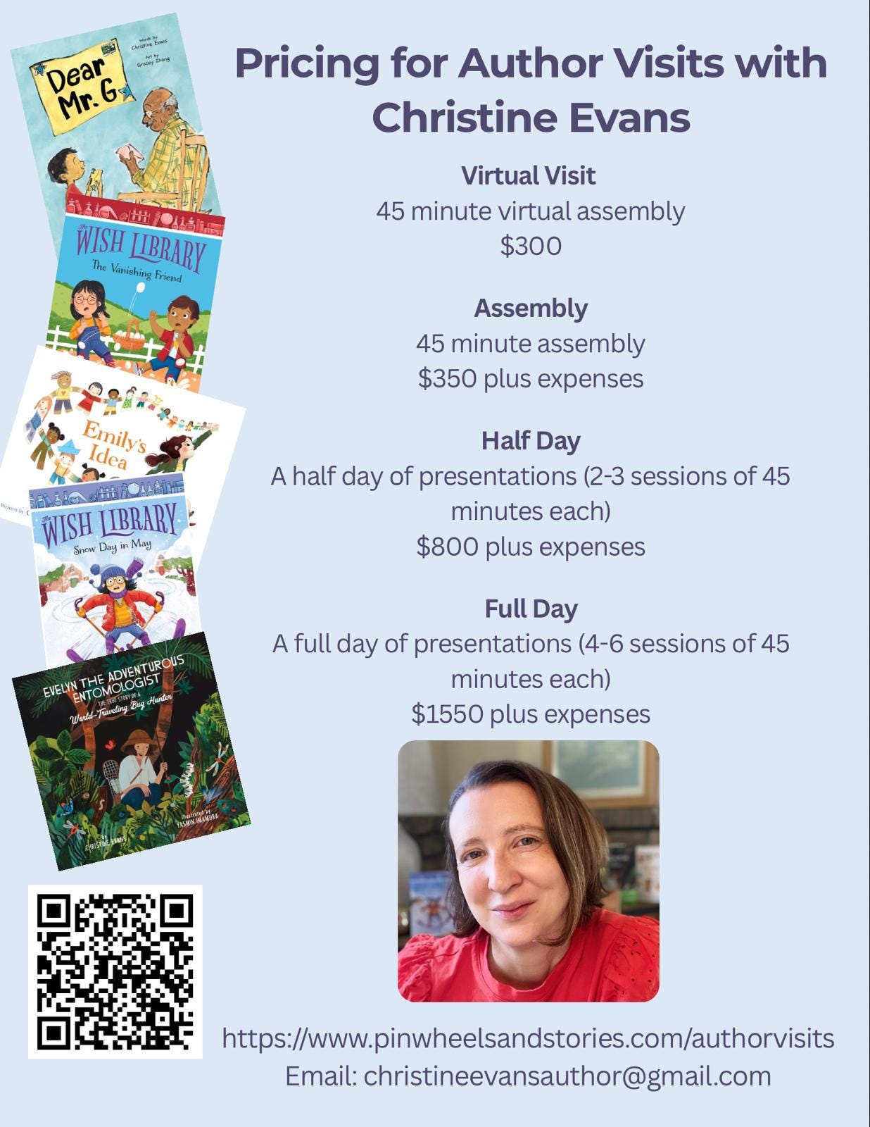 Author Visit Flyers - by Vicky Fang - Kidlit Survival Guide