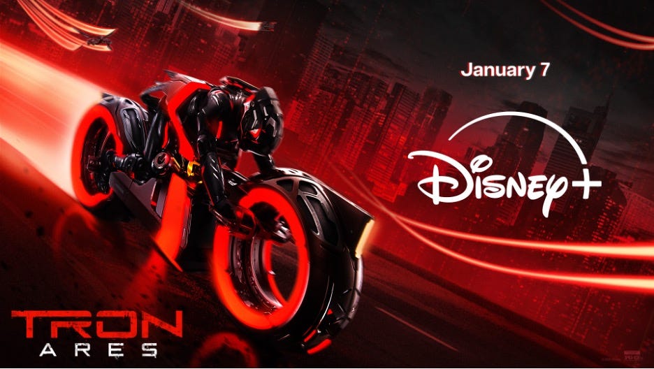 “Tron: Ares” to Stream Exclusively on Disney+!