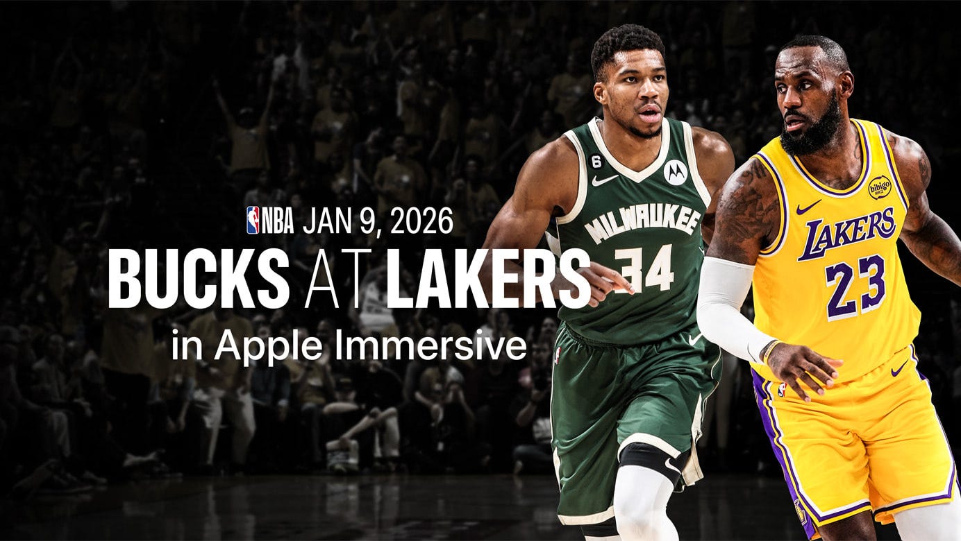 NBA fans with an Apple Vision Pro can enjoy an immersive experience ...