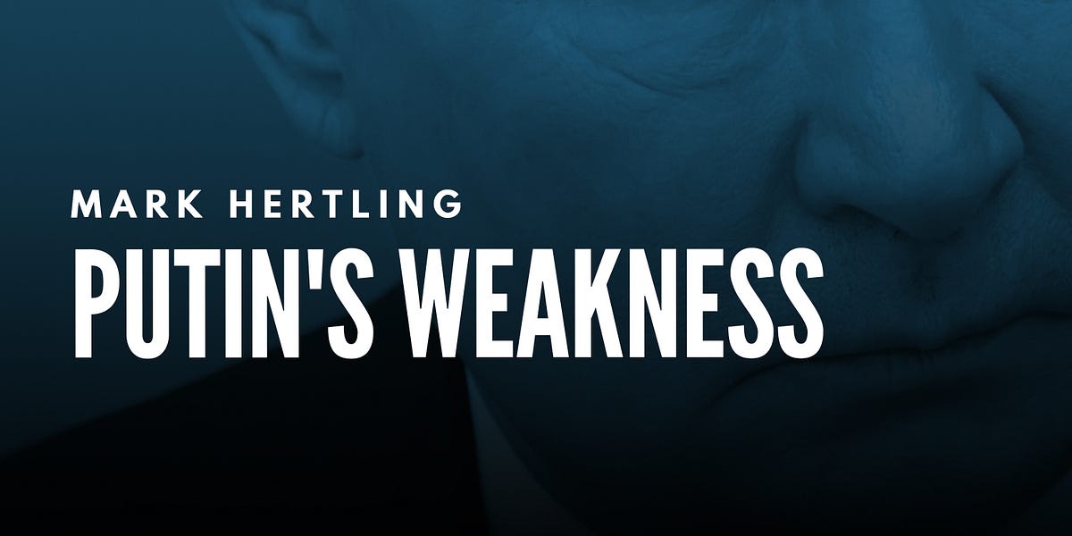 Mark Hertling: Putin's Weakness - by Tim Miller