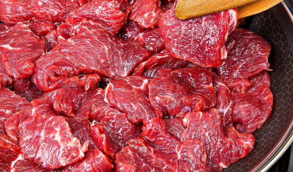 Beef in garlic sauce - by Sophie - Essen Recipes