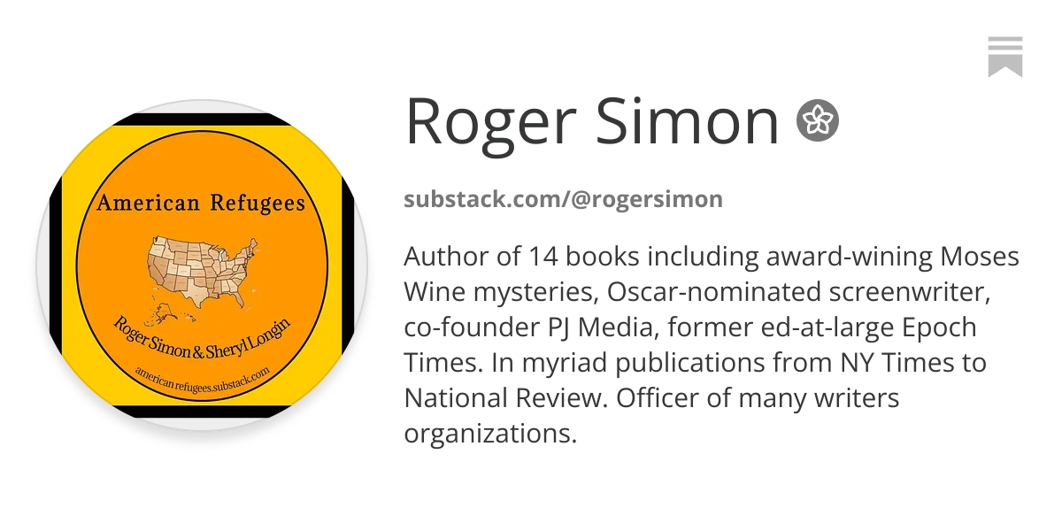 Roger Simon | Substack