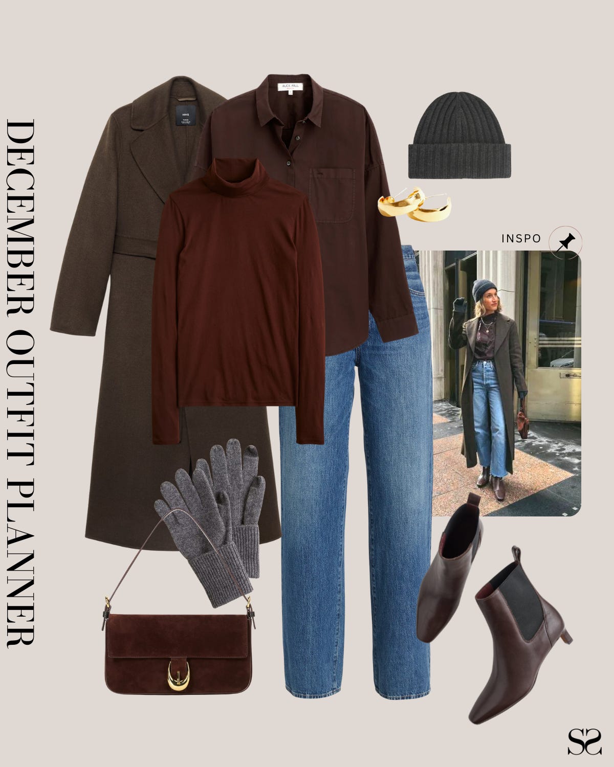 December Outfit Planner - by Sarah Hancock