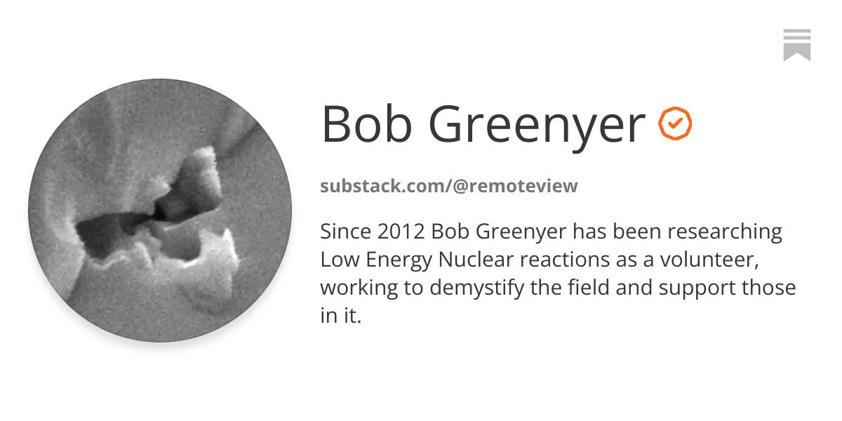 Bob Greenyer | Substack