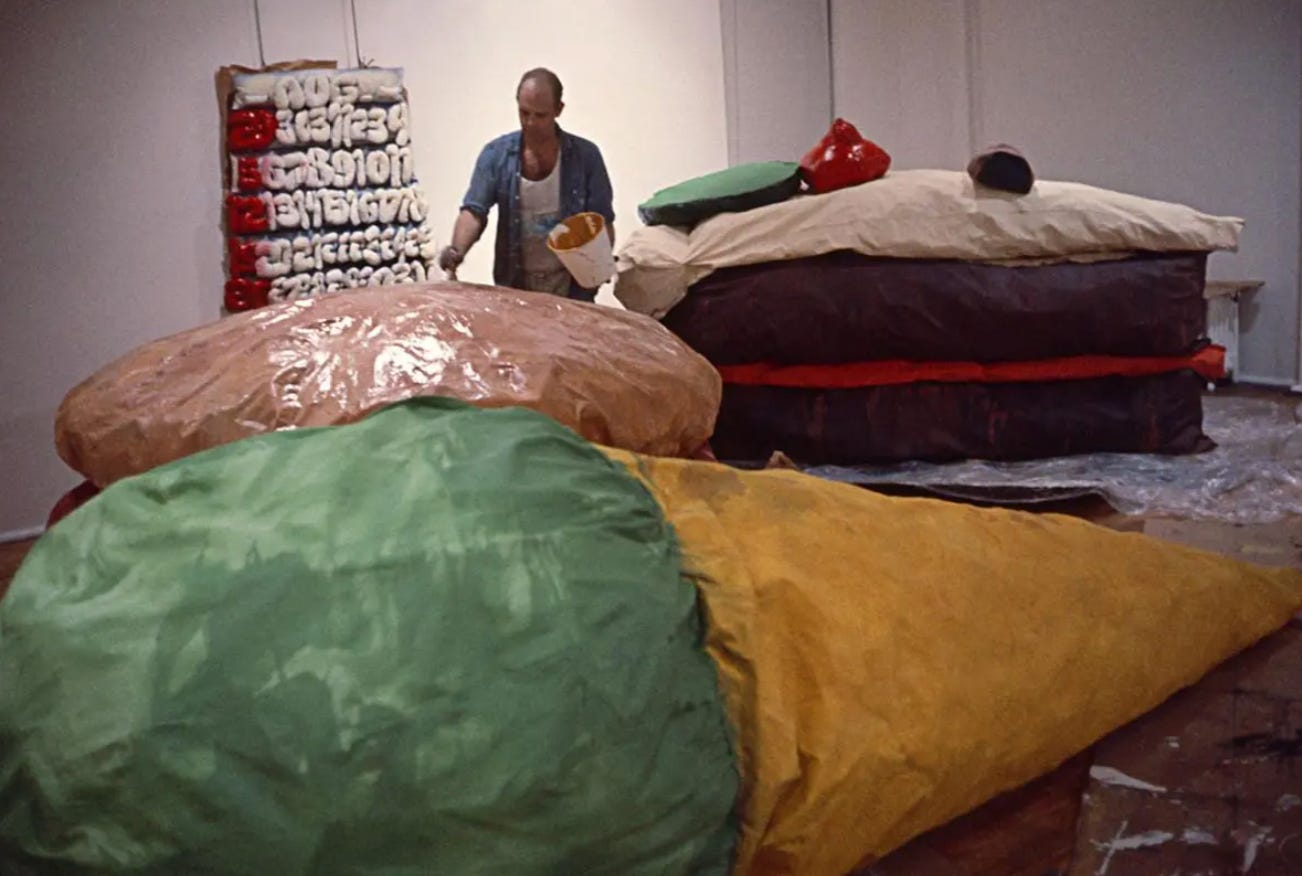 #9 Claes Oldenburg's Giant Floor Burger - by Serena Dayal