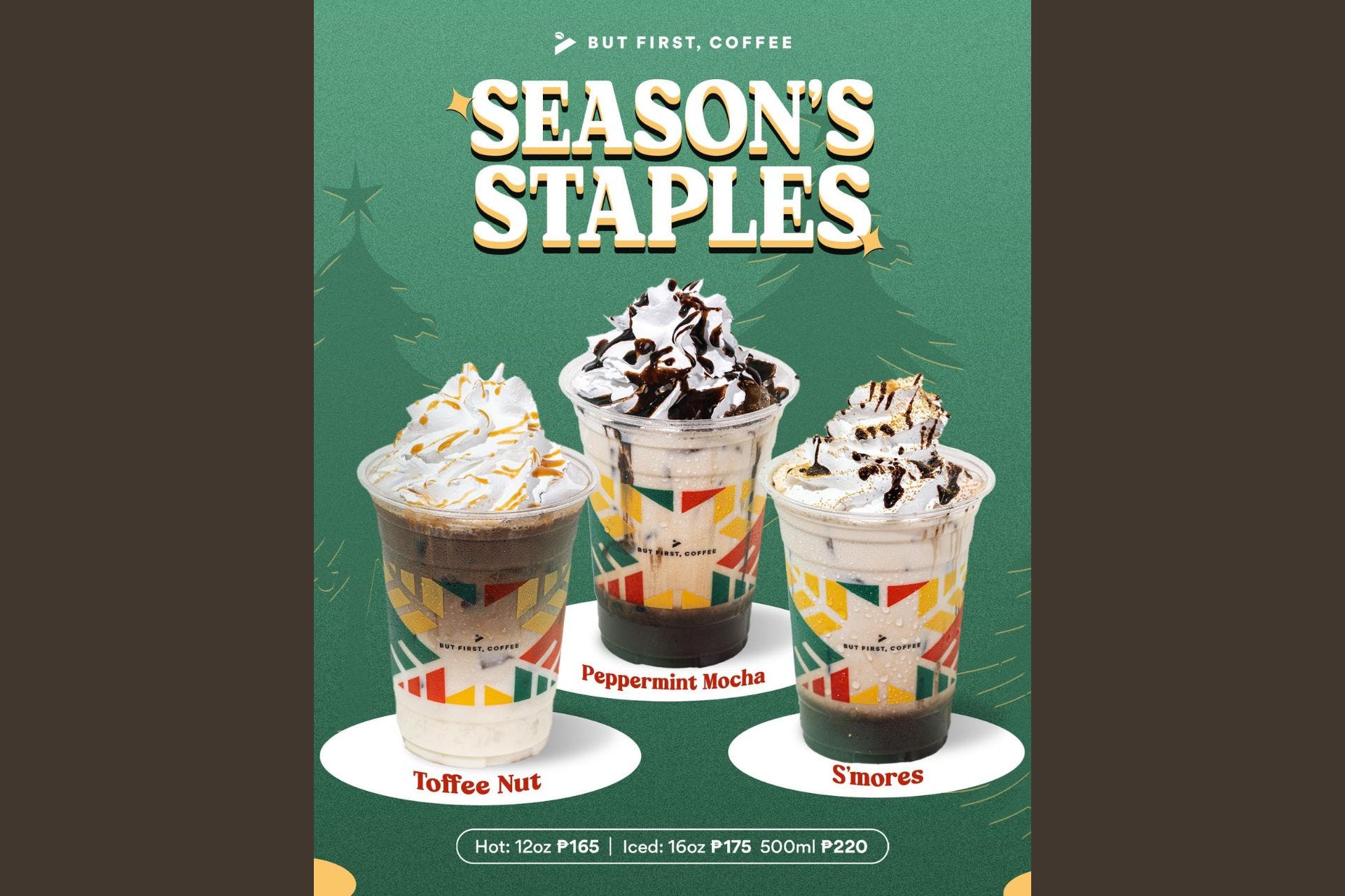 But First, Coffee launches Season's Staples drinks for the holidays