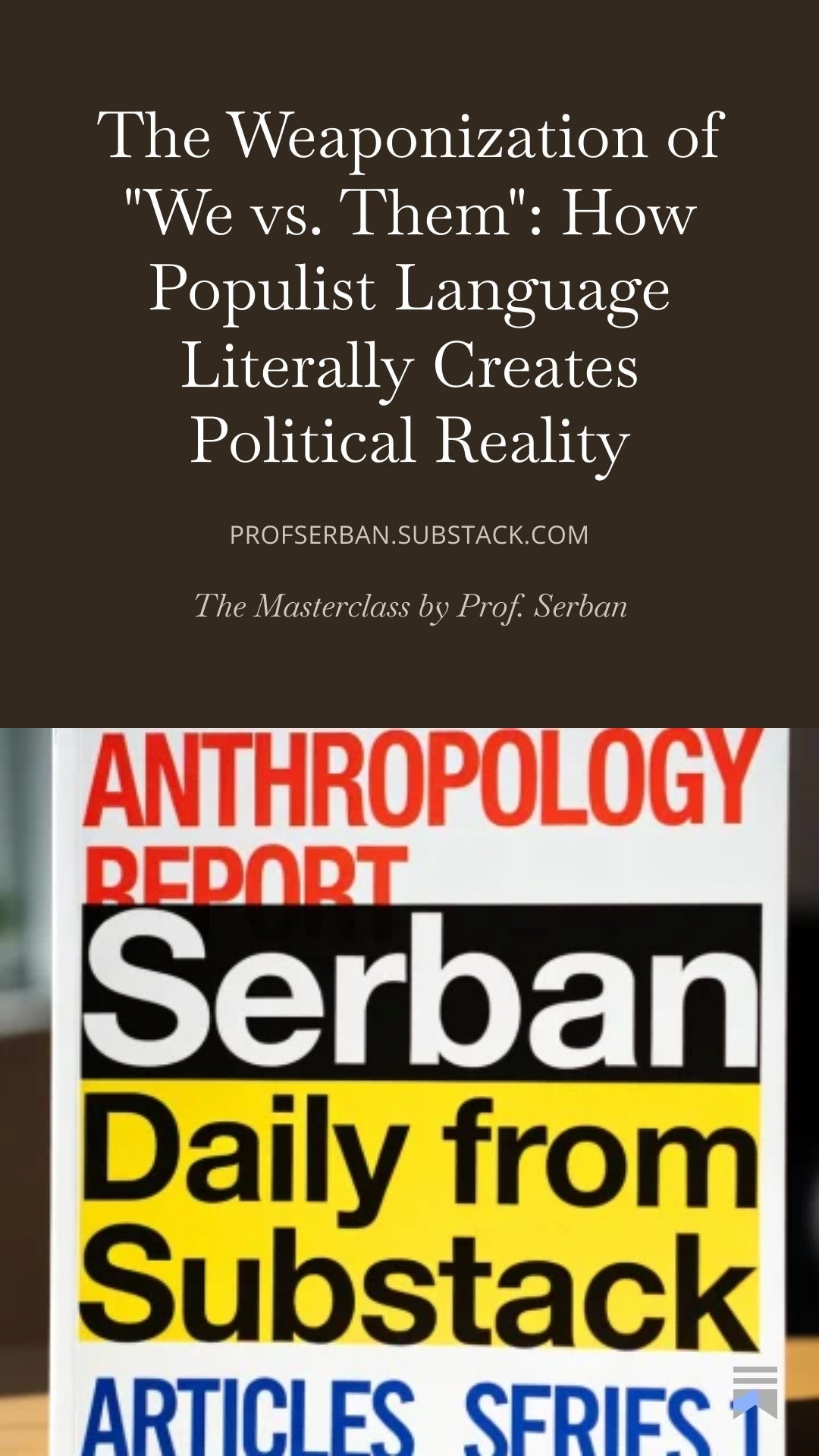 The Weaponization of "We vs. Them": How Populist Language Literally ...