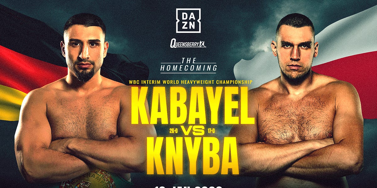 The updated daily fight schedule - by Dan Rafael