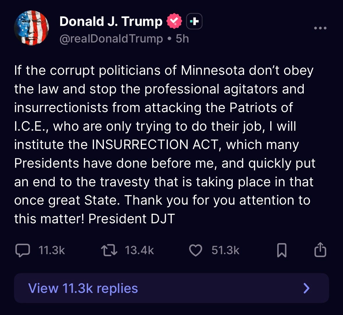 Objection: The Insurrection Act - by Eliza Orlins
