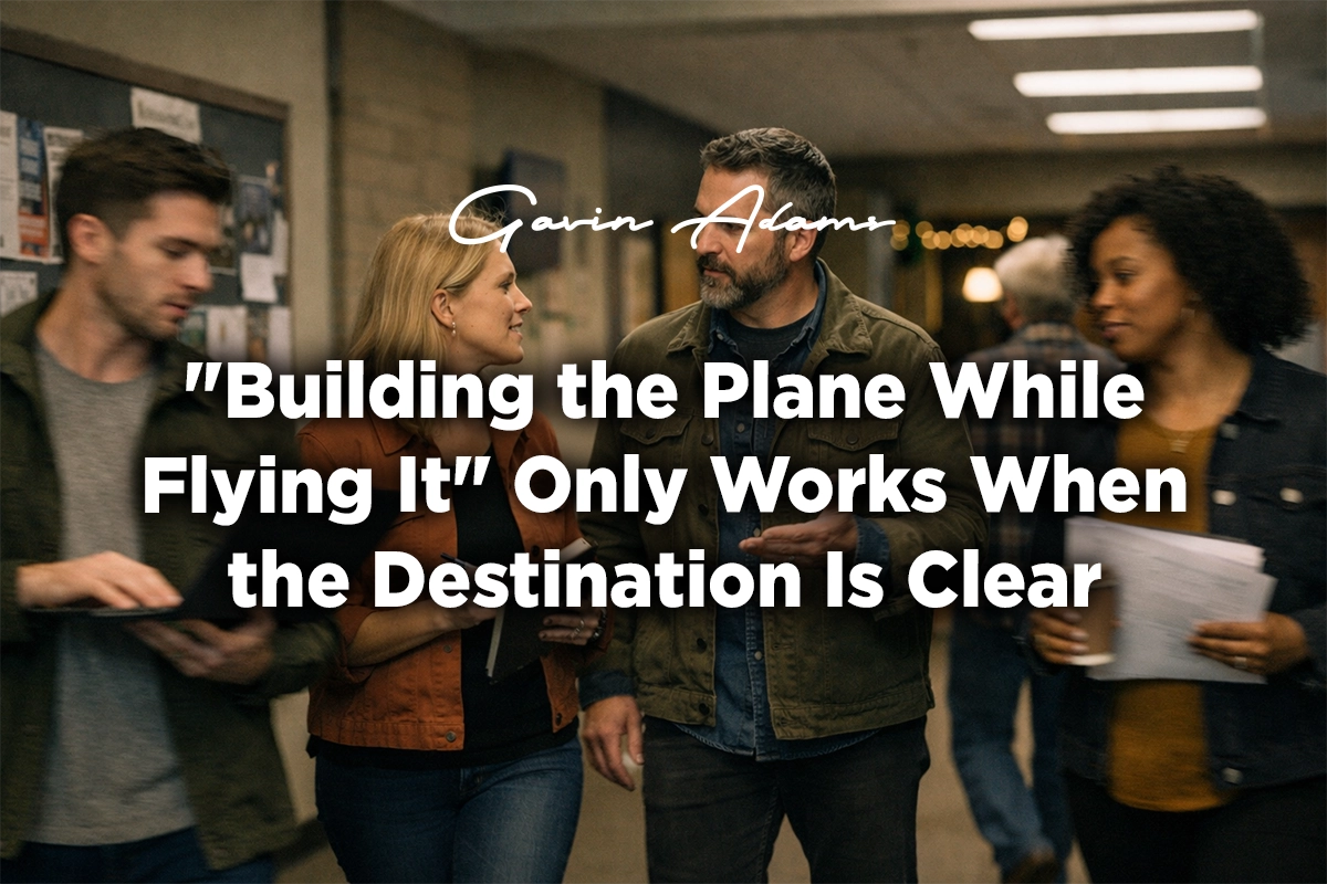 "Building the Plane While Flying It" Only Works When the Destination Is ...