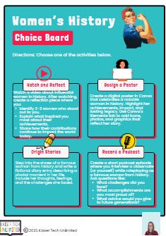 Create Eye-Catching Choice Boards with Canva