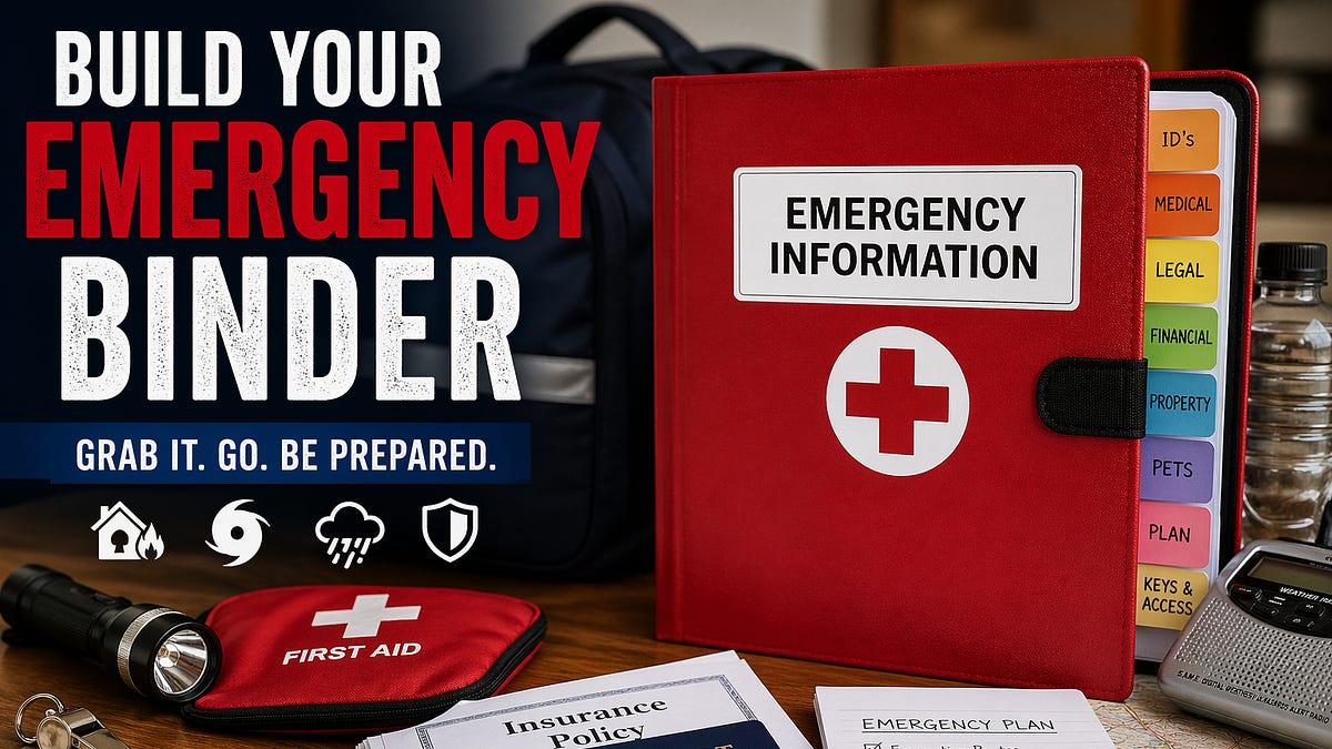 The Grab-and-Go Emergency Binder Every Family Should Build