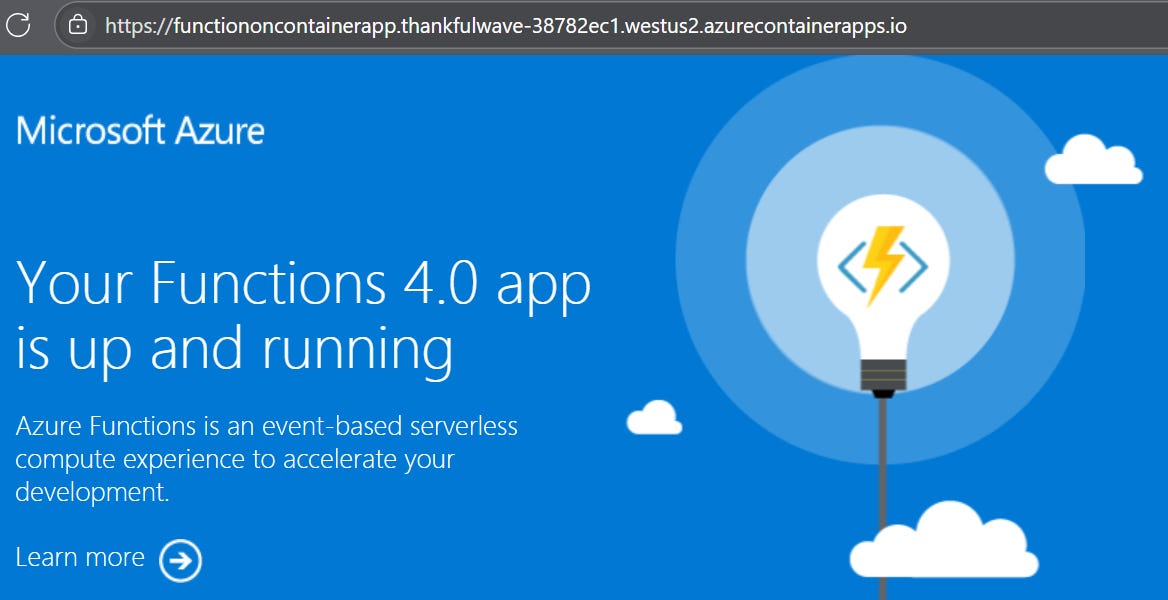 Azure Functions on Azure Container Apps - by Habeeb Yakubu