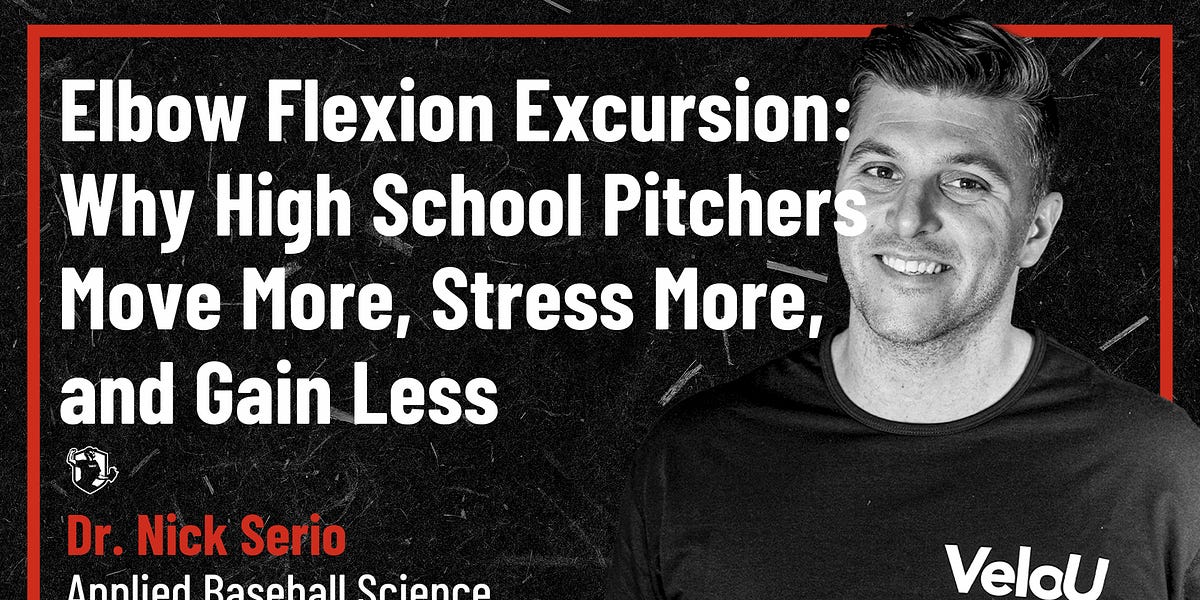 Elbow Flexion Excursion: Why High School Pitchers Move More, Stress ...