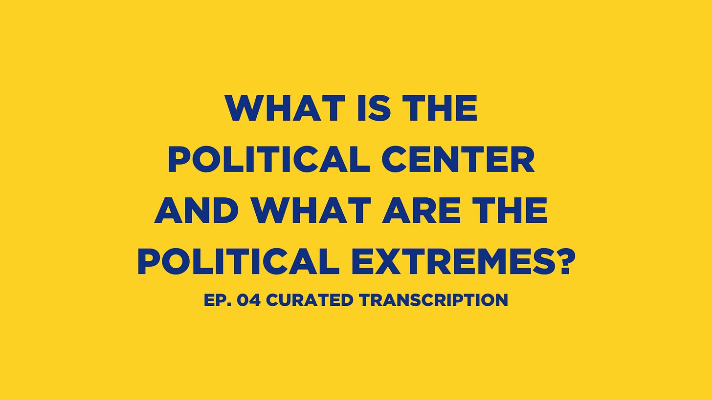 What is the Political Center and What are the Political Extremes?