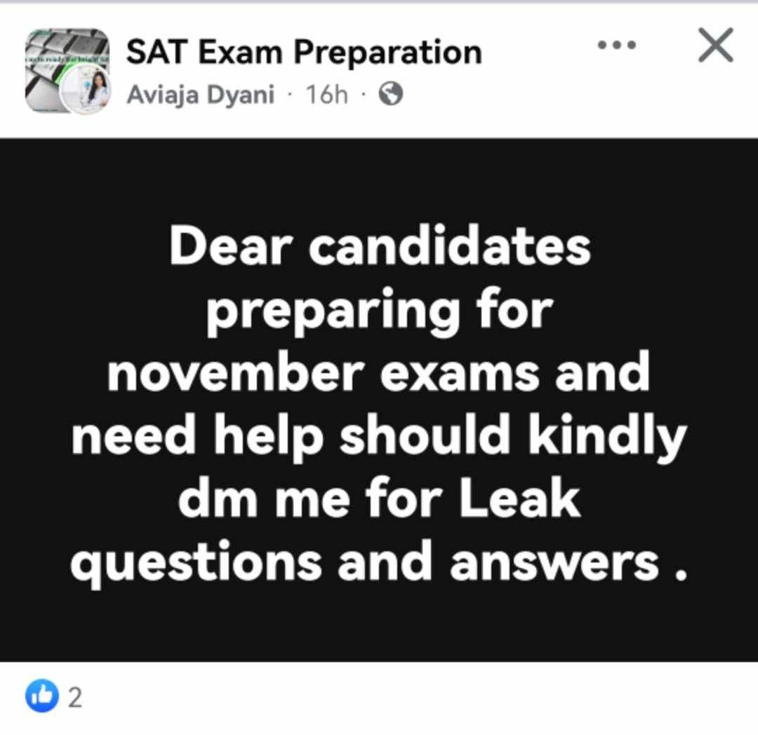 Leaked SATs are available. Do you want to use them?