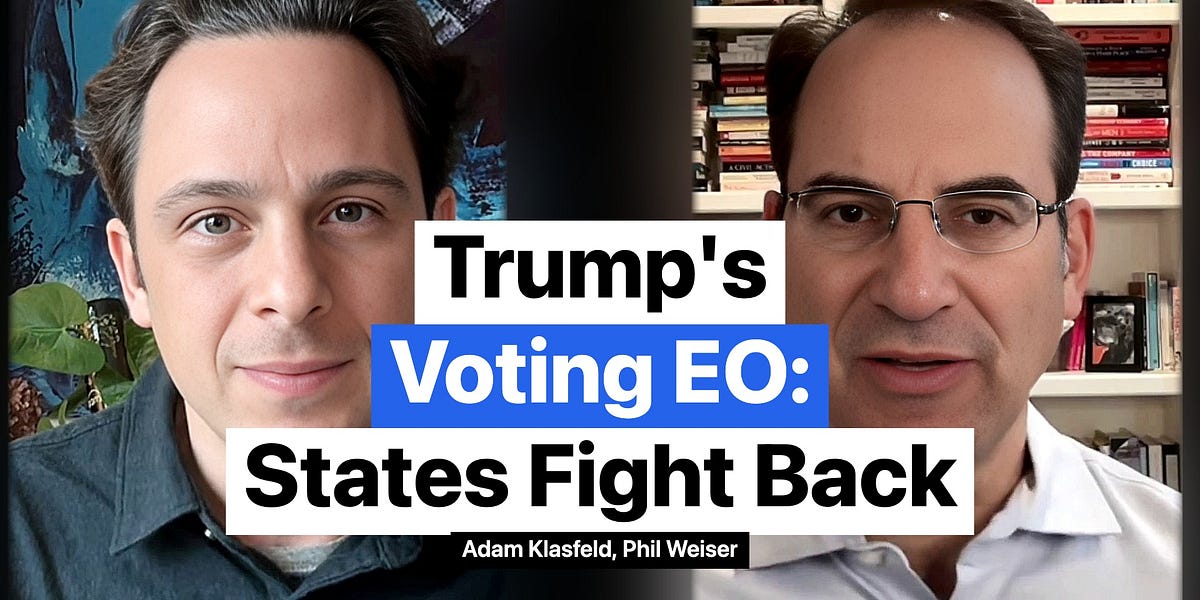 States fight Trump's latest voting power grab: Live with AG Weiser