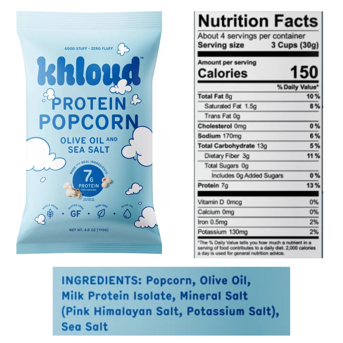 Does the world really need protein popcorn? Khloud Popcorn review.