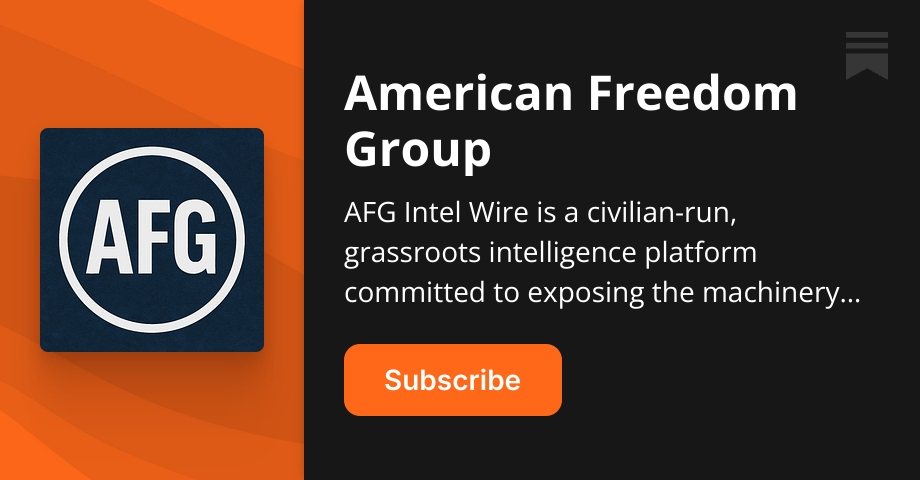 AFG Intel Wire - RENEE GOOD / EVIDENCE DOSSIER - Shooter Identified